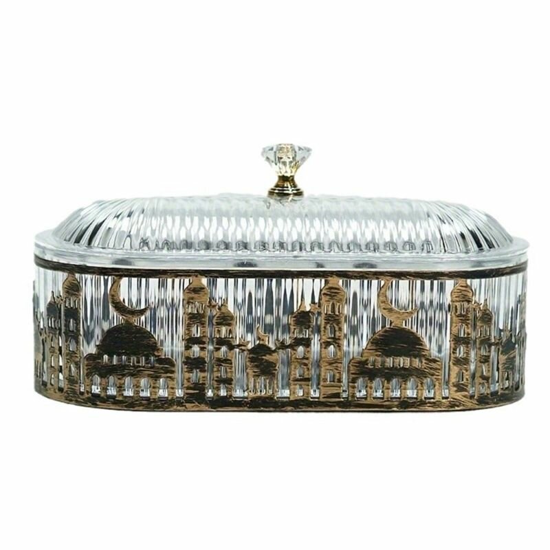 Железная поднос для хлеба с крышкой