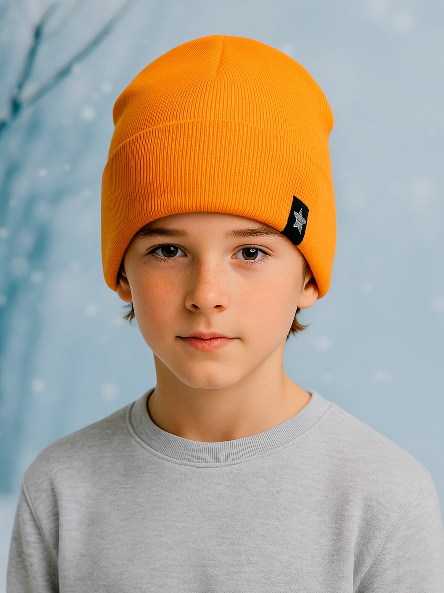 Шапка-бини Осень-зима 2025 для мальчиков