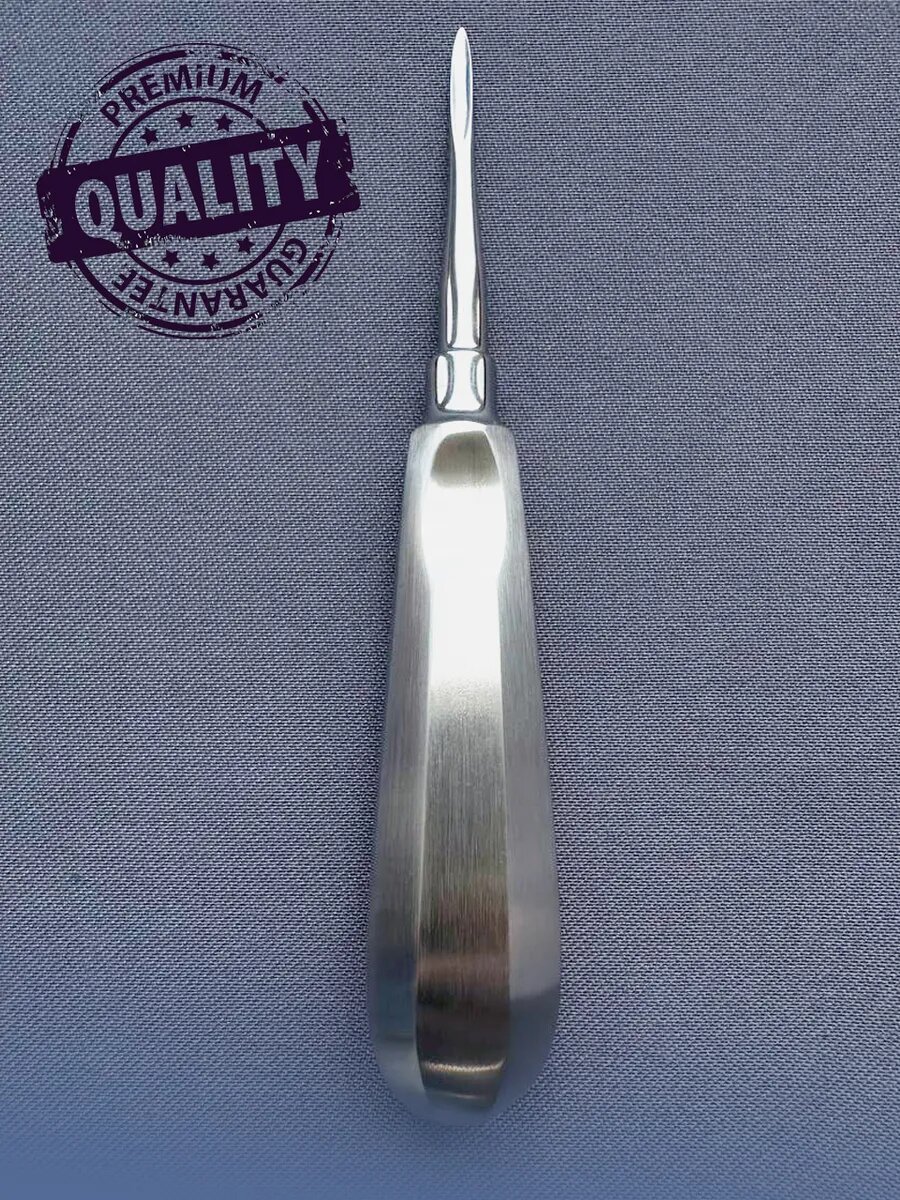 Элеватор прямой заостренный медицинский, нержавеющая сталь, Пакистан