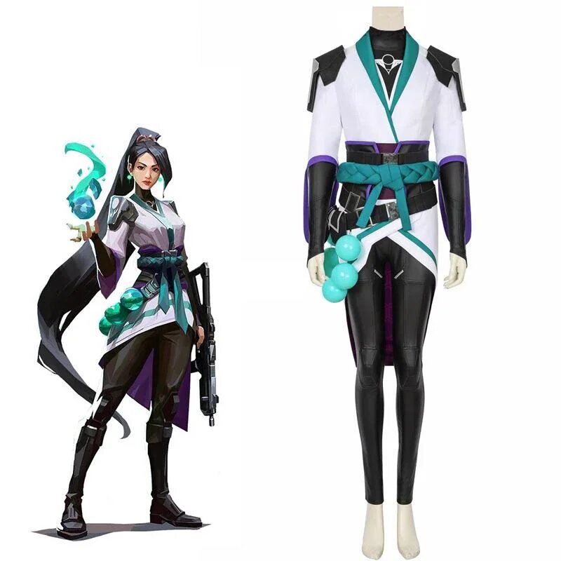 Костюм Valorant Sage для взрослых XL, Costume, Women