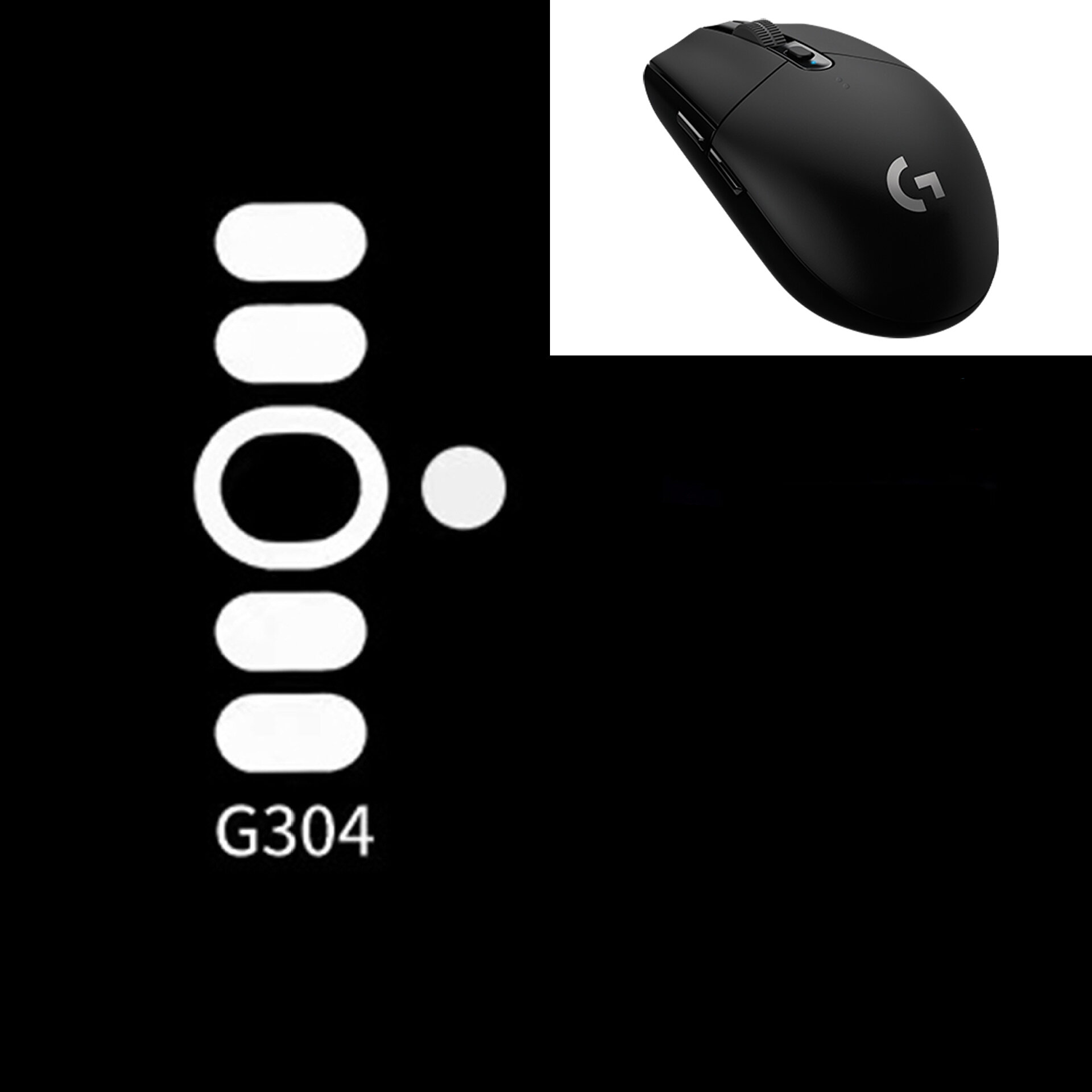 Глайды MyPads для игровой компьютерной мыши Logitech G304 профессиональные наклейки на ножки мыши