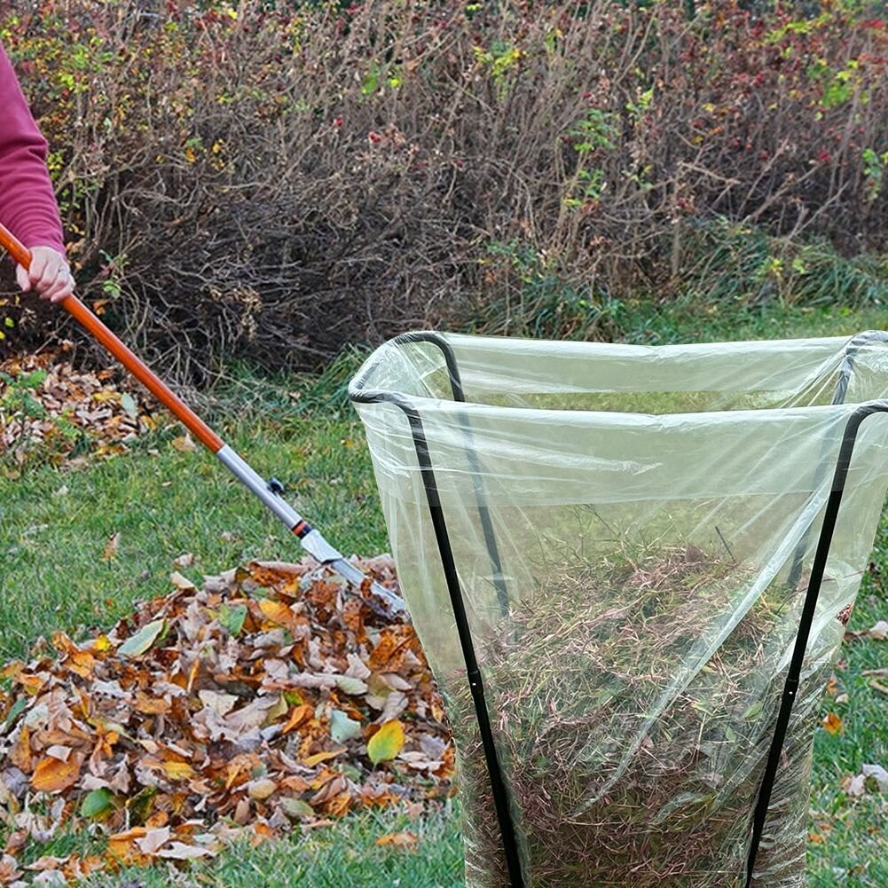 Металлическая стойка для садовых мешков для мусора на открытом воздухе, опорная рама, подходит для использования в кемпинге