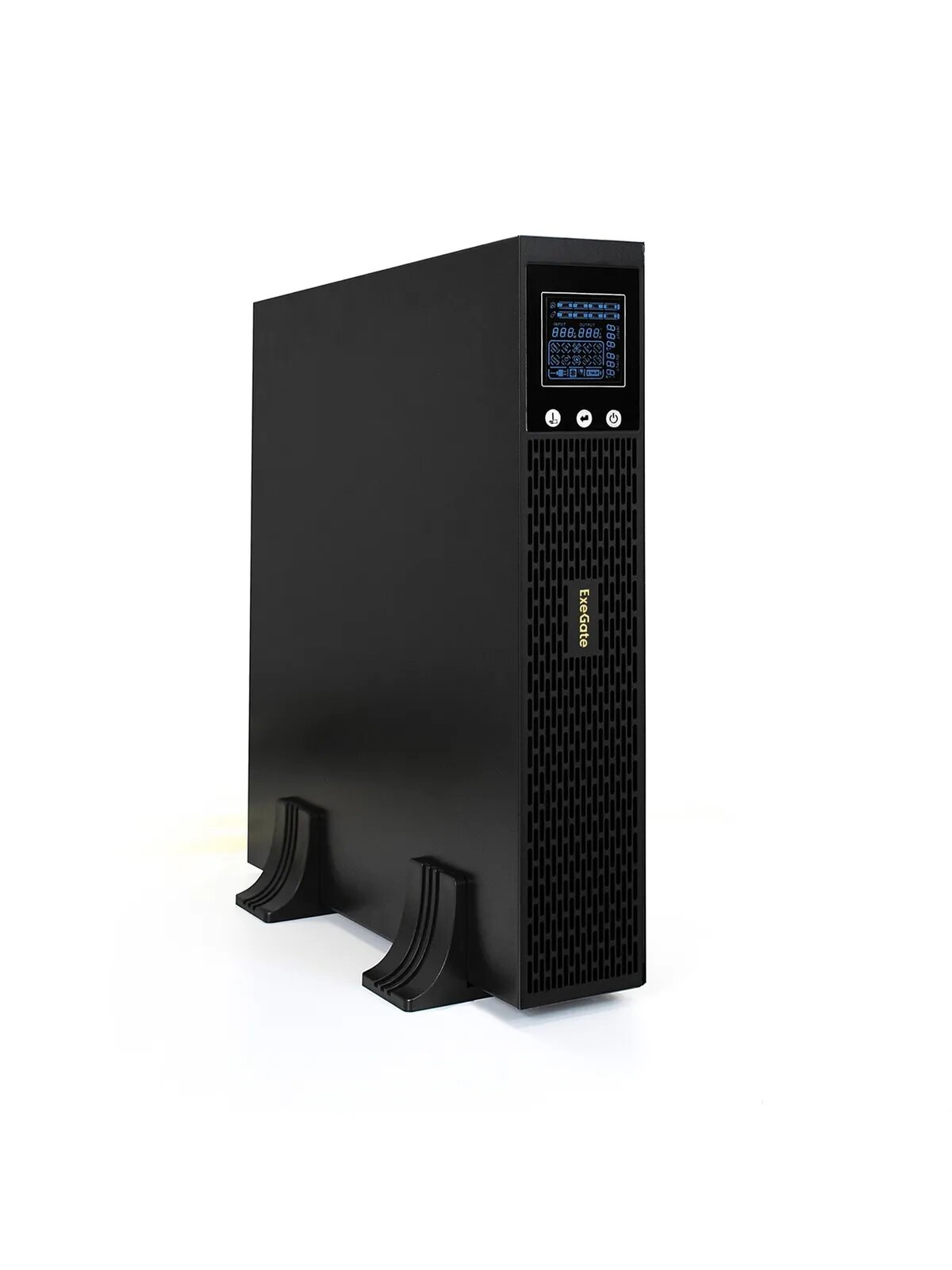 ИБП Источник бесперебойного питания Exegate SinePower UHB-1000. LCD. AVR.1SH.4C13. RJ. USB.2U 800 Вт, Line-Interactive