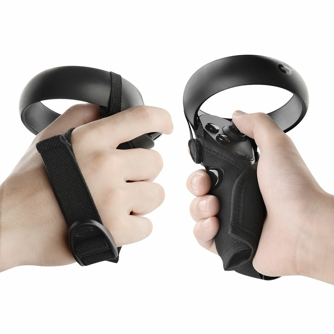 Моющаяся крышка контроллера совместимая с Oculus Quest VR, Rift S (черная, 1 пара) MyPads