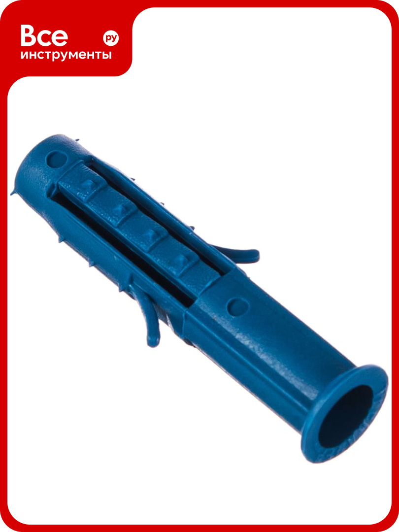 Распорный дюбель Чапай 8х40 шипы+усы, полипропилен 50шт - коробка Tech-Krep 111471