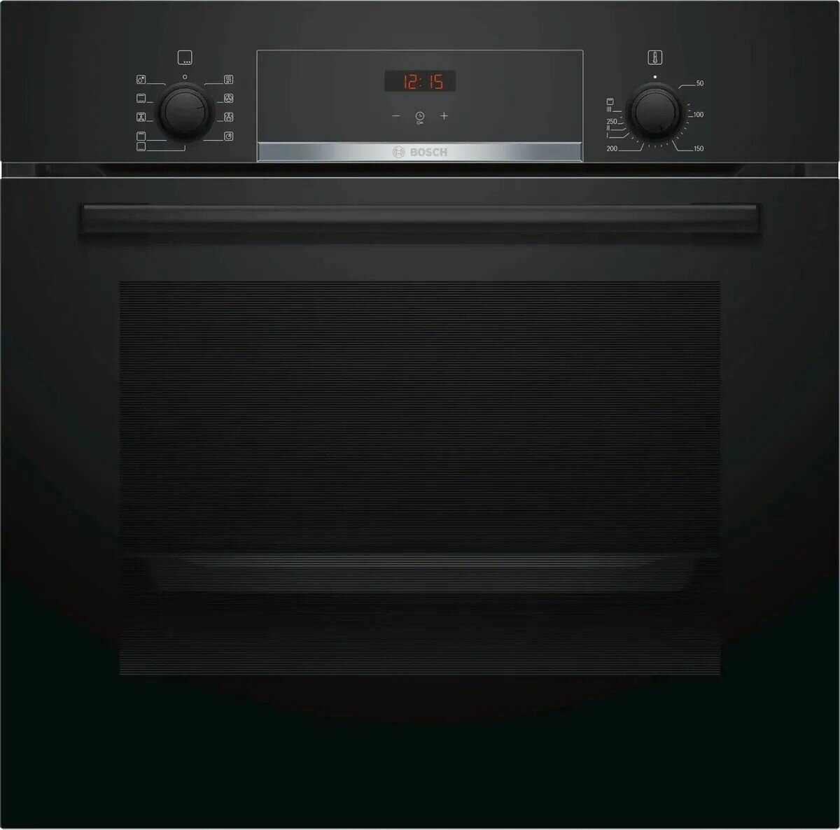 Духовой шкаф BOSCH Serie 4 HBF534EB0Q, электрический, конвекция, 66л, чёрный