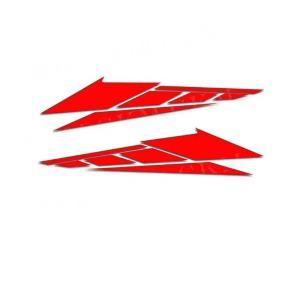 1 пара самоклеящихся передних крыльев мотоцикла, автокузов, защита от царапин, водонепроницаемая декоративная наклейка для мотоцикла, автомобиля, аксессуары для мотоциклов Красный, red