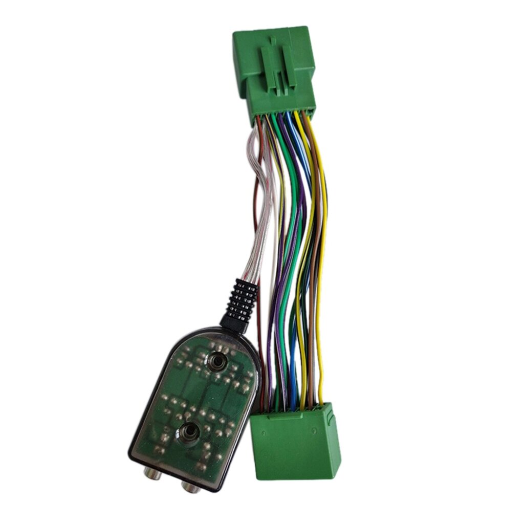 Преобразователь линейного выхода, Регулируемый Усилитель, Дополнительный модуль для Автомобильной Стереосистемы, Считывающие сигнал Динамики, Провод к Адаптеру