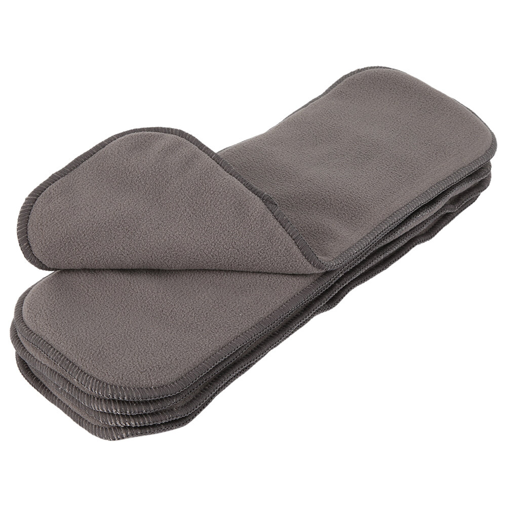 5pcs Baby мягкие подгузники вставьте многоразовые мыть