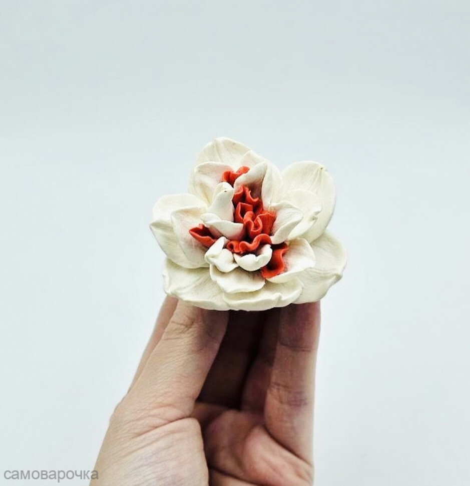 Нарцисс махровый NEW cиликоновая форма для шоколада, гипса, свечей 3D