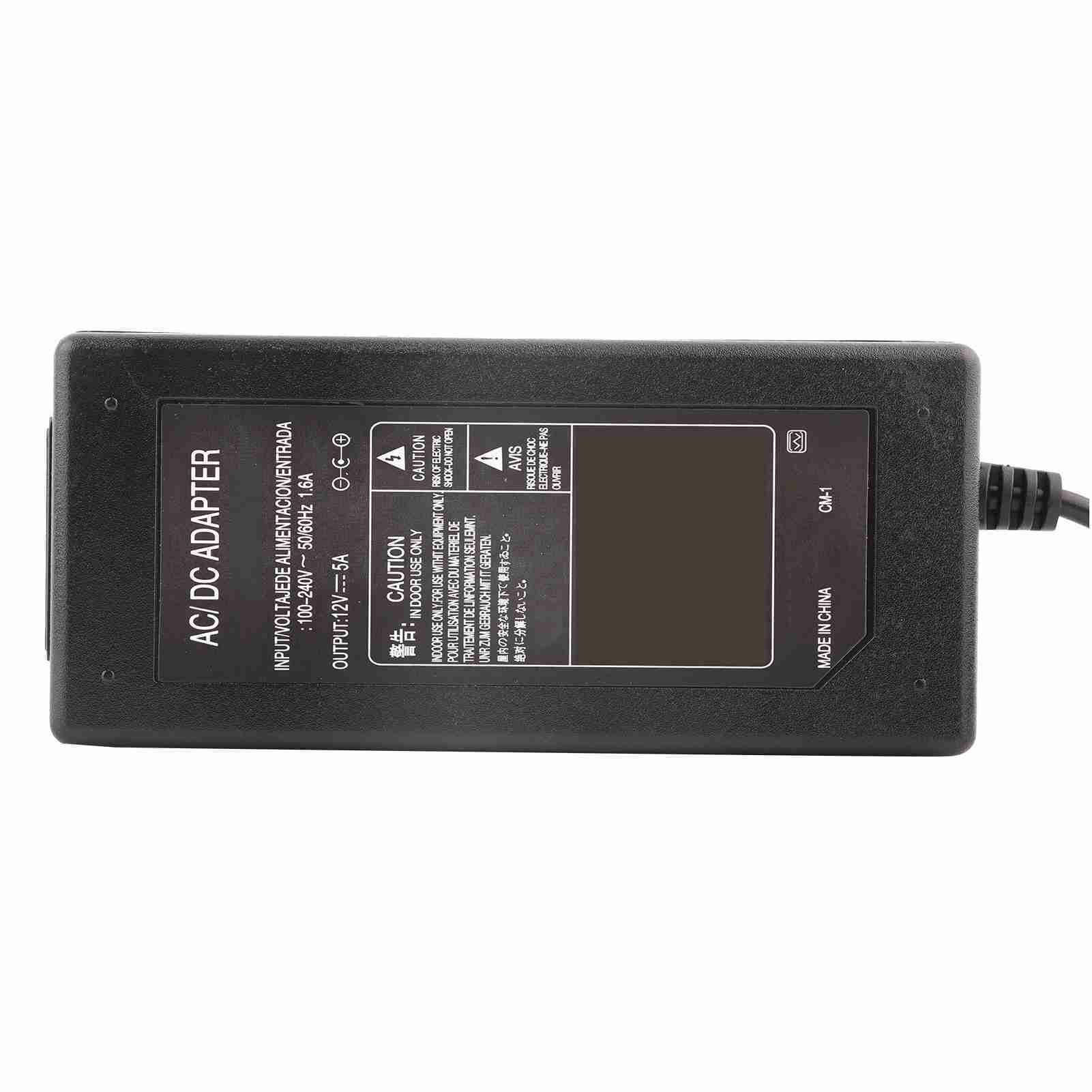 Адаптер питания 12V 5A, 60W, 4 пин, для ноутбука/ноутбука, совместимый с SANYO CLT2054 LCD, сертифицированный CE/ROHS/FCC, вес 192г, размер упаковки 13*7*3.3см, в комплект входят 1 адаптер, провод не включен