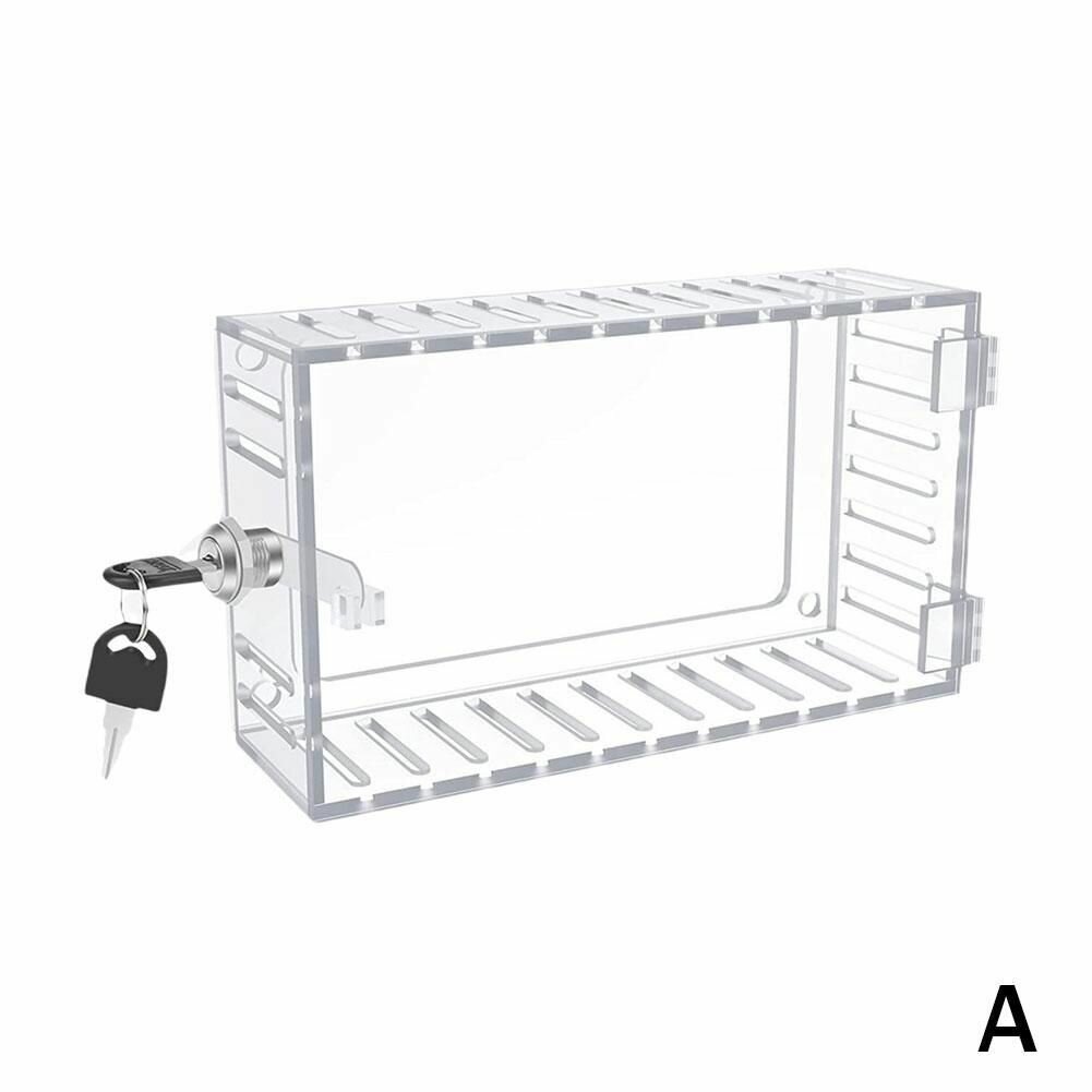Термостатичный блокиратор с ключом - Простая установка, универсальная совместимость, прозрачный акрил