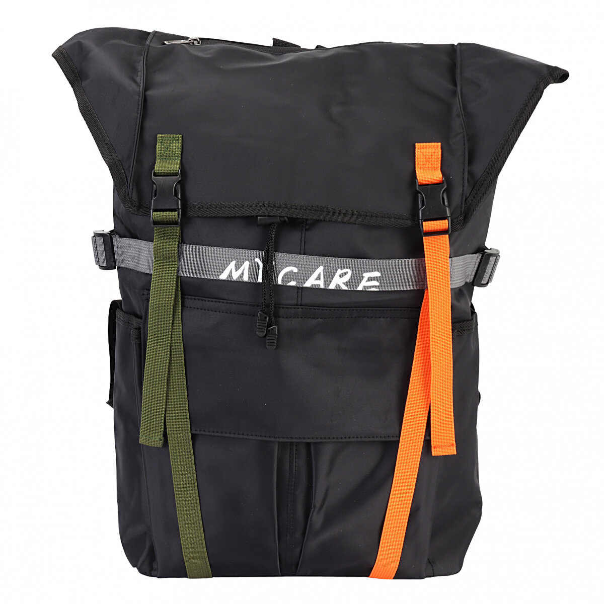 Рюкзак текстильный кокос 1отделение, затягивающийся шнур, черный 40*28*14 см