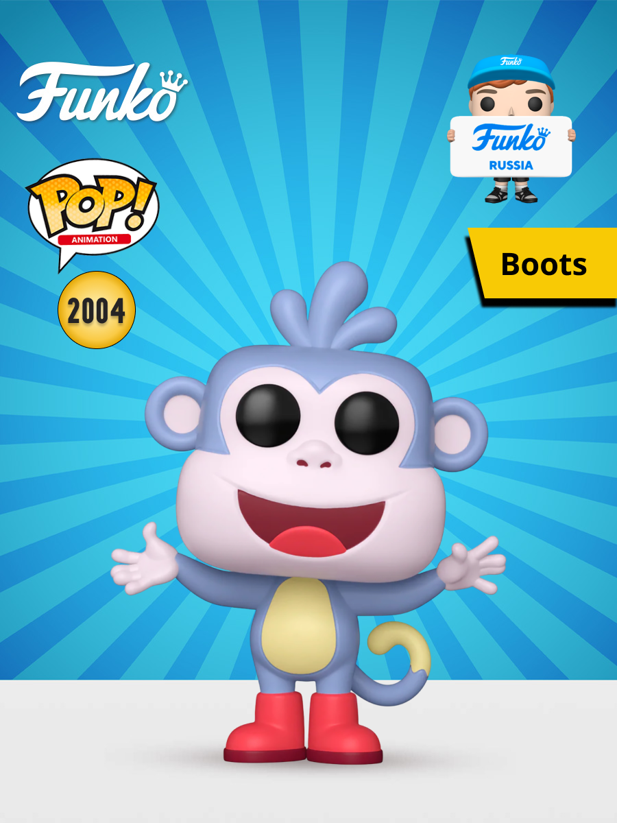 Фигурка Funko "POP! Animation Dora Boots" 86278, винил, коллекционная, 9 см