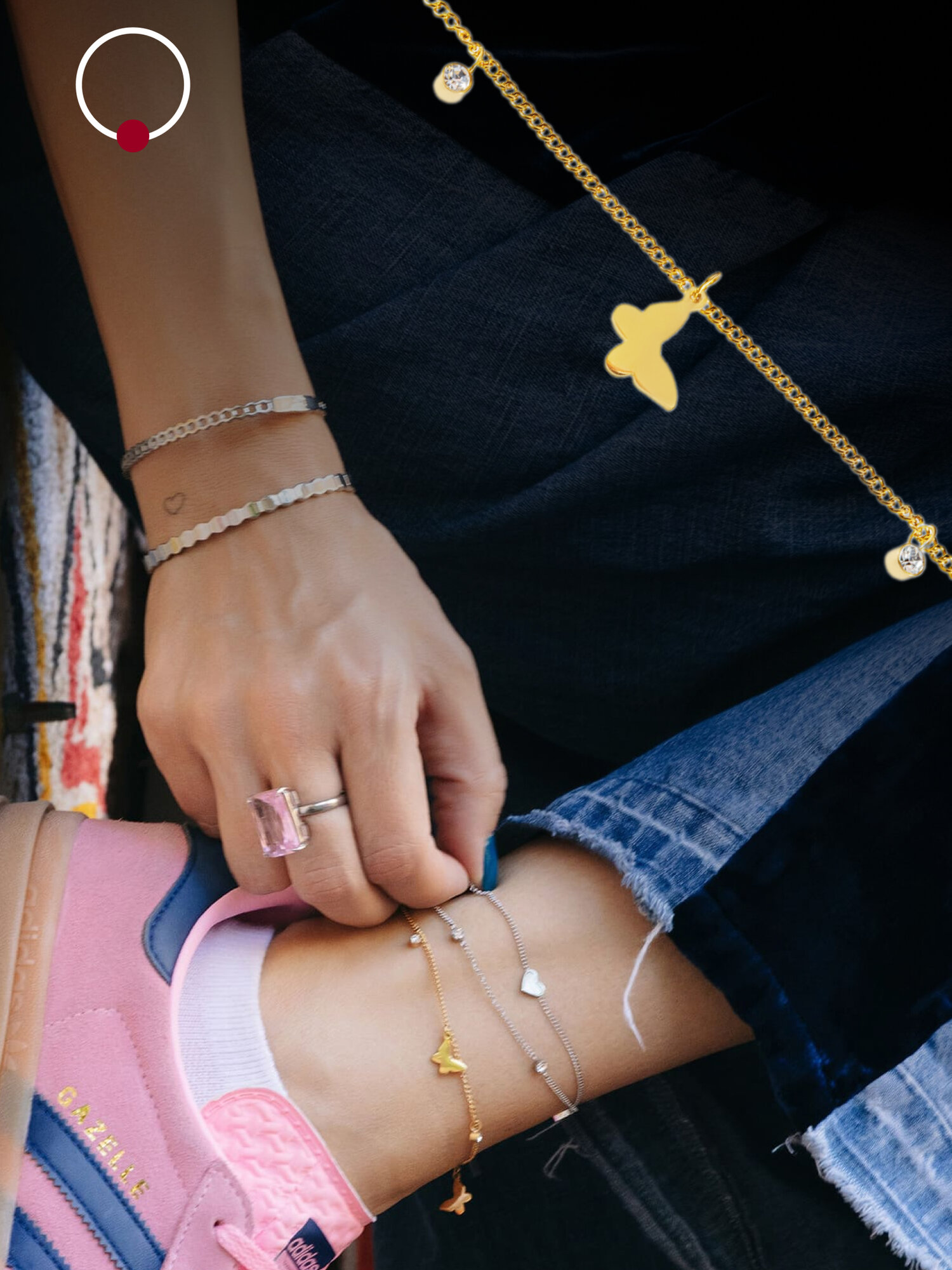 Браслет на ногу