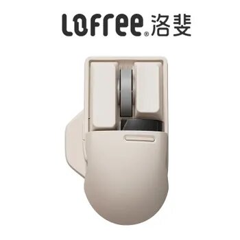 Lofree Мышь беспроводная PBT Mouse, бежевый