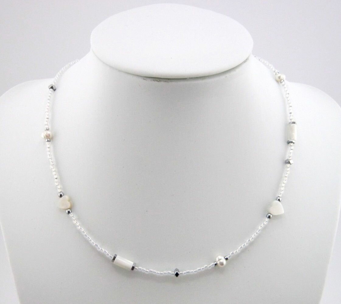 Чокер, перламутр