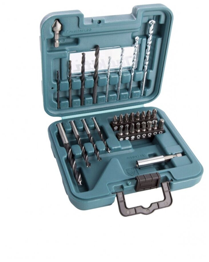 Набор бит и сверл 30 предметов, в кейсе, SQUARE MAKITA D-47204