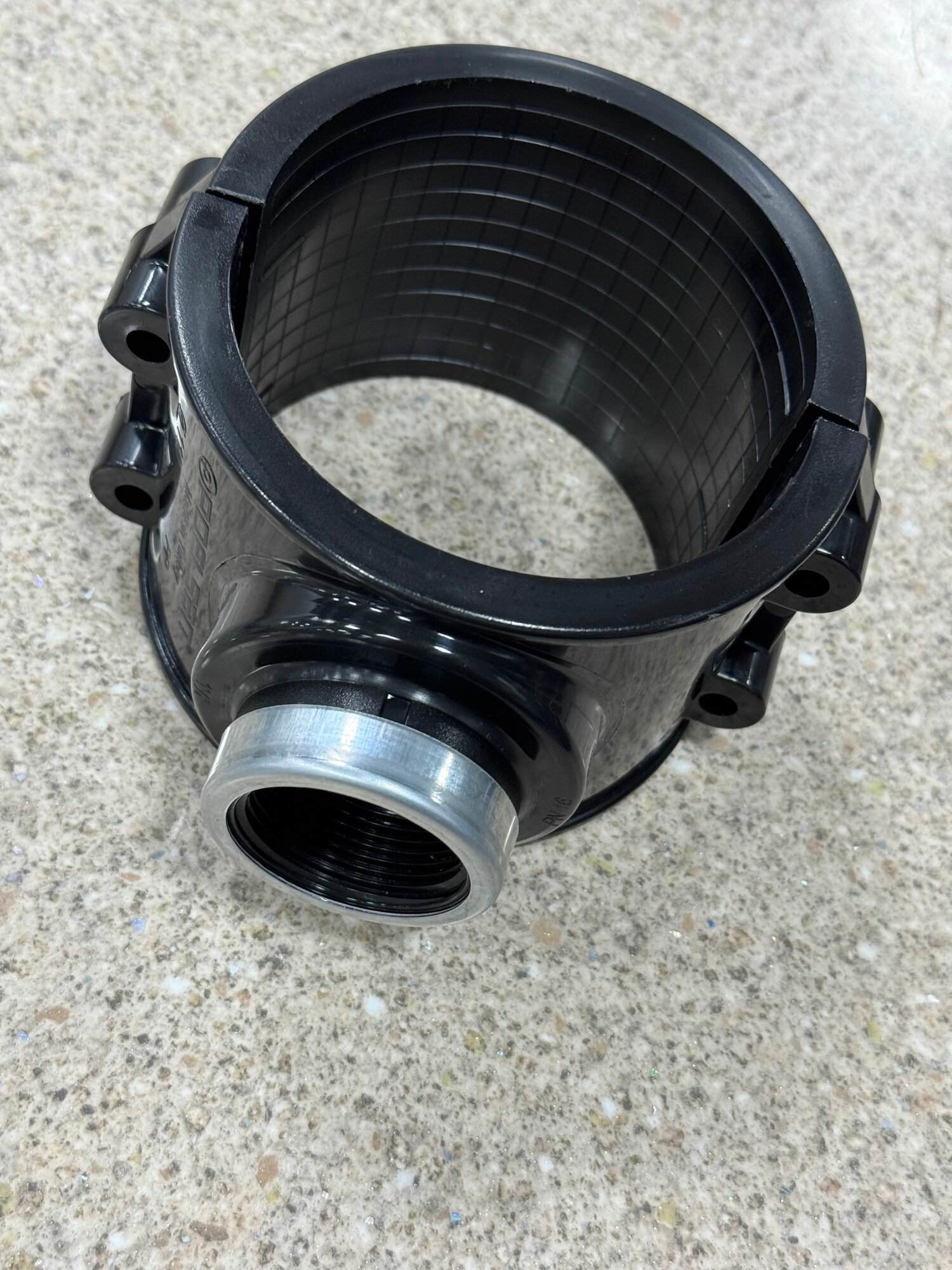 Седло врезное Poelsan 110х1 1/4" (хомут-врезка)