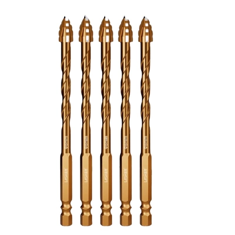 Набор алмазных сверл с четырехгранной зубчатой кромкой