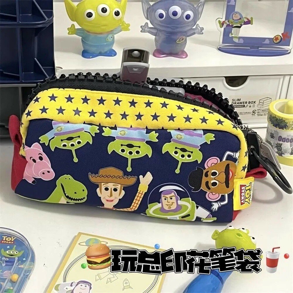 Пенал "История игрушек", на молнии, большой, для младших и старших школьников