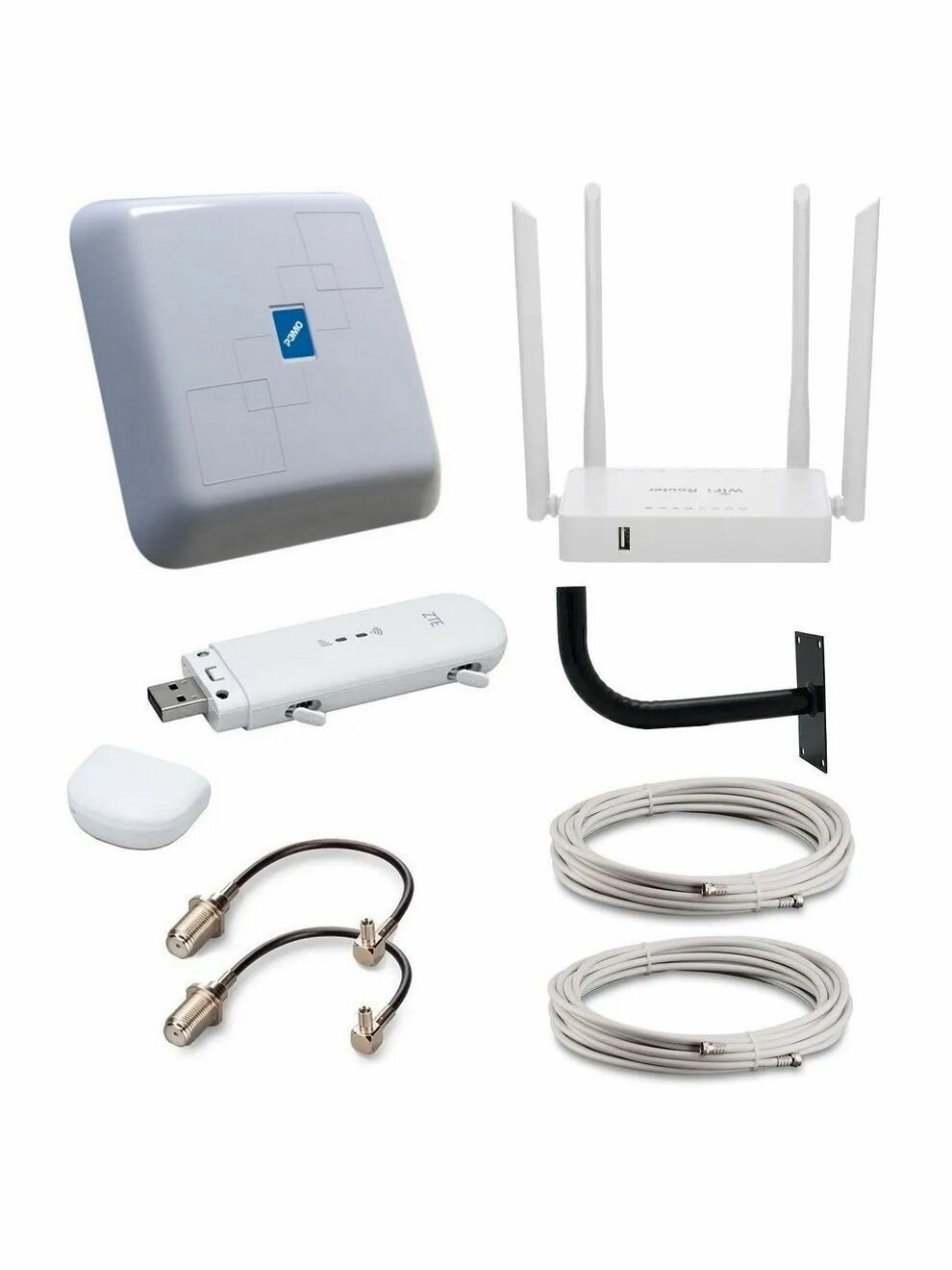 Комплект мобильного 3G 4G LTE интернета с антенной LOTUS-15F MiMo