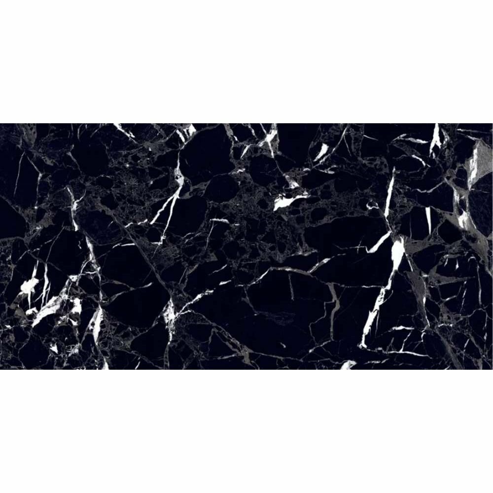 Керамогранит Avroria (Аврория) AM22-17 Ella Black High черный мрамор 120х60 см (1.44 м2)