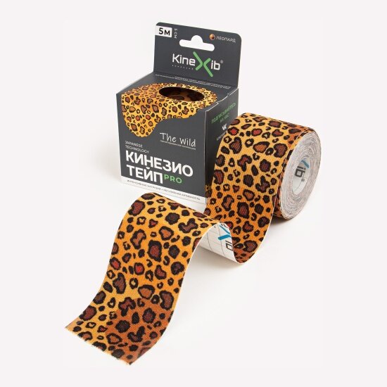 Кинезио-тейп Kinexib Pro Wild 5мх5см Леопард