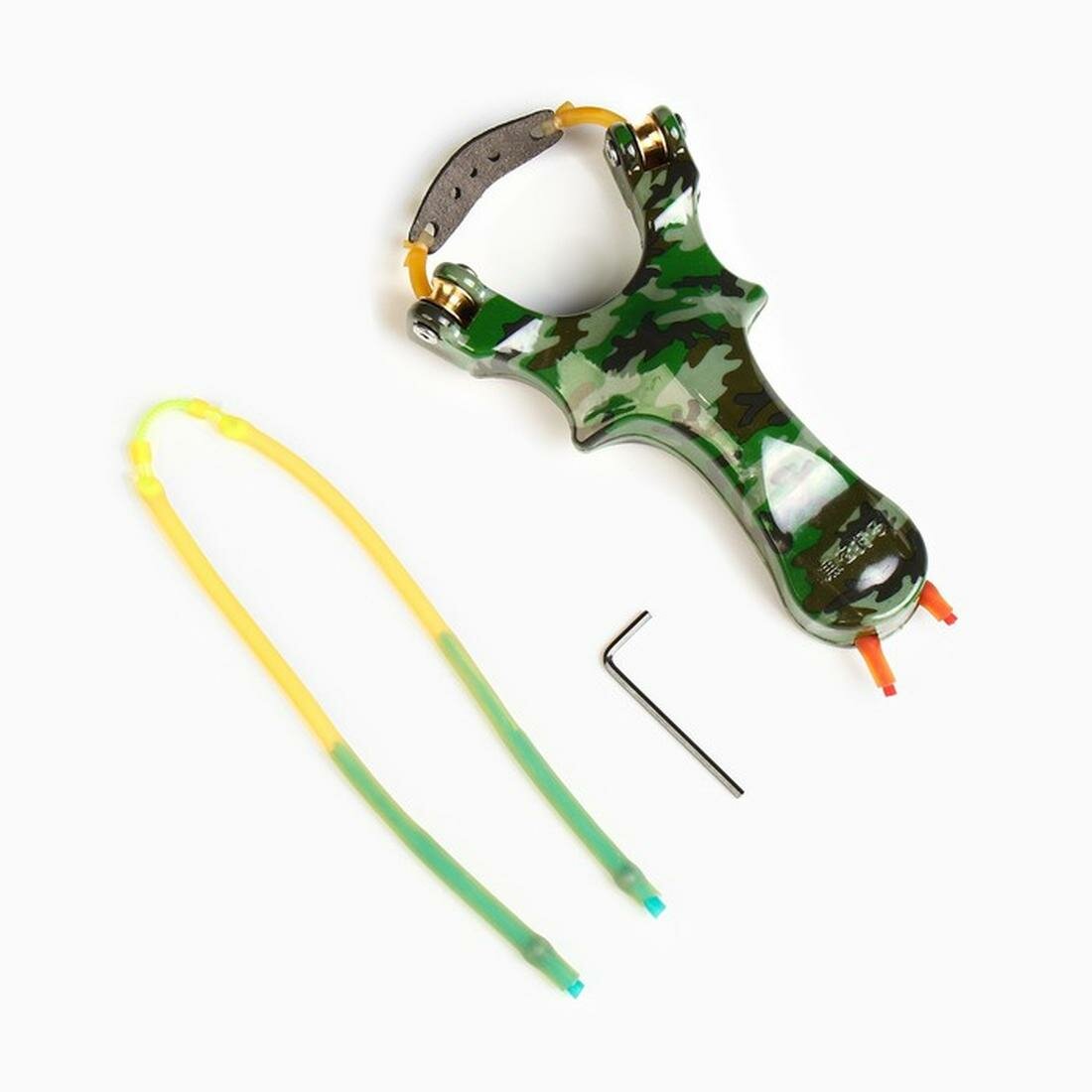 Рогатка спортивная «Камуфляж» со жгутом для стрельбы стрелами, пластик, 15 см
