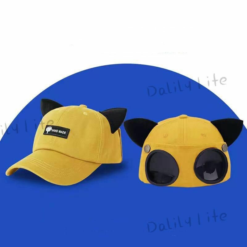 2025 Новые очки пилота бейсбольная кепка кошачьи уши солнцезащитный козырек