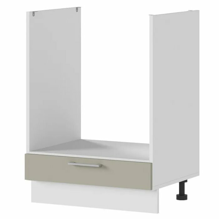 Кухонный напольный модуль, шкаф-тумба под духовку для кухни 60см - Циркон (Без столешницы)