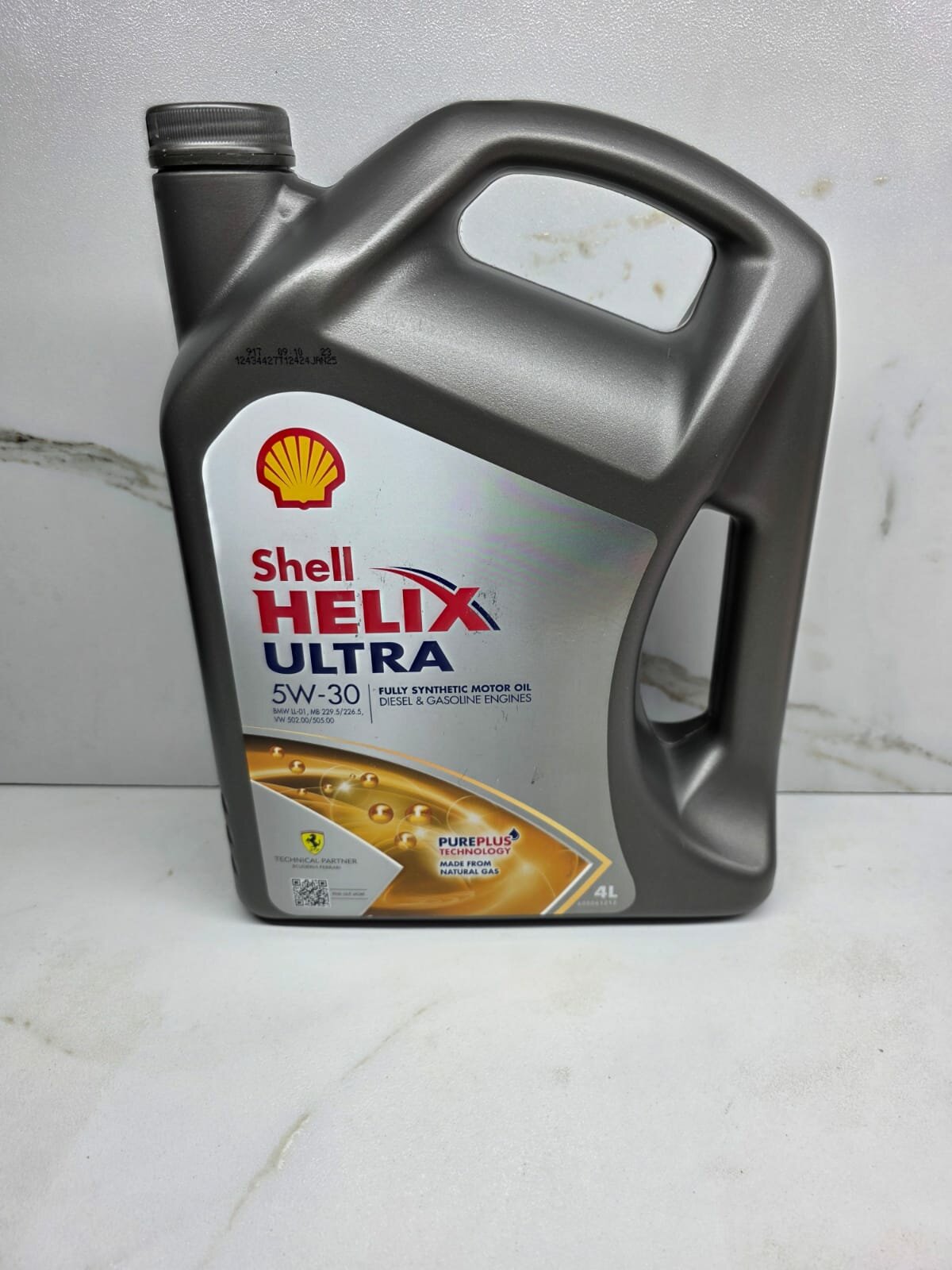 Масло моторное синтетическое Shell Helix Ultra 5W-30, 4л, арт. 550046387