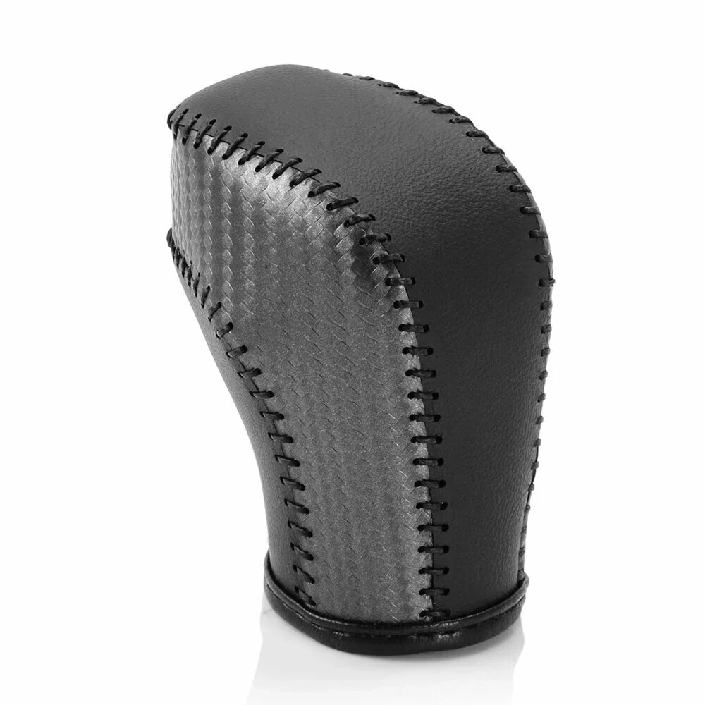 Автомобильный кожаный чехол на ручку переключения передач для Volkswagen Passat B7 B8 Tiguan MK2 CC Jetta Golf Mk6 Mk7, автомобильные аксессуары черный