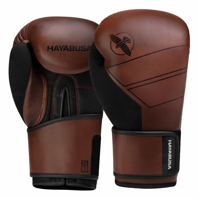Перчатки боксерские HAYABUSA S4 Leather BOXING GLOVES, 14 унций, коричневые