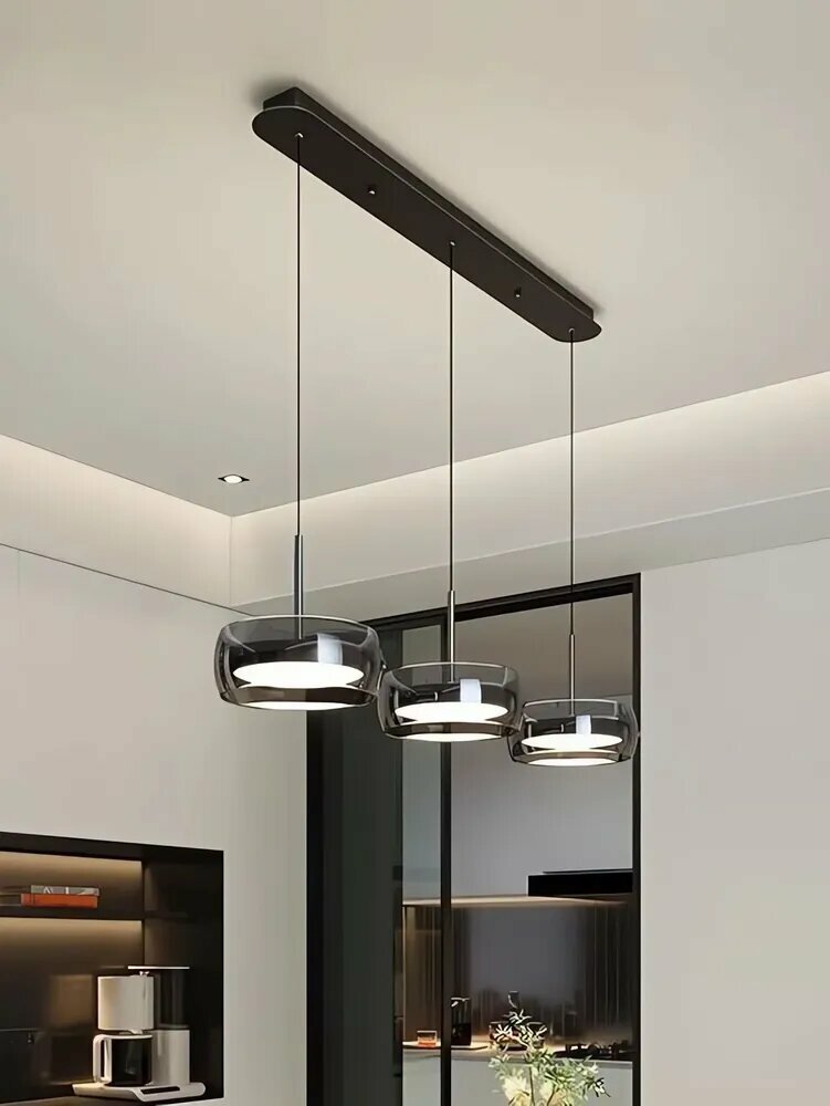 Современная подвесная LED-люстра Austtom 45Вт — мощное и экономное освещение для просторных помещений