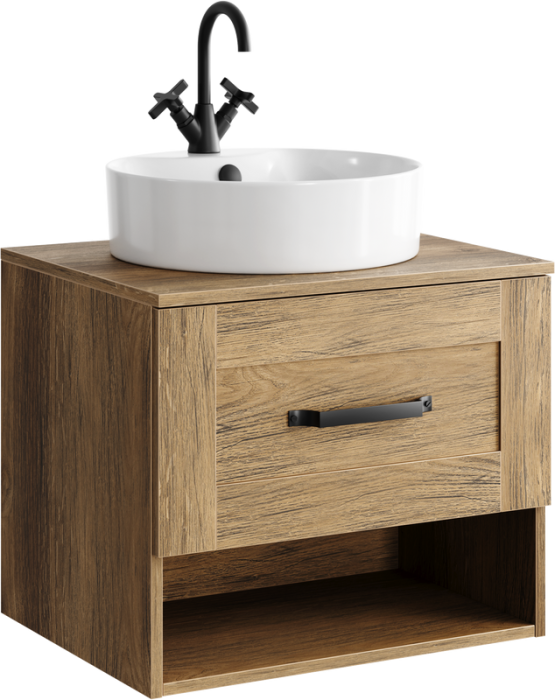 Тумба под раковину Aqwella Craft 60 дуб балтийский