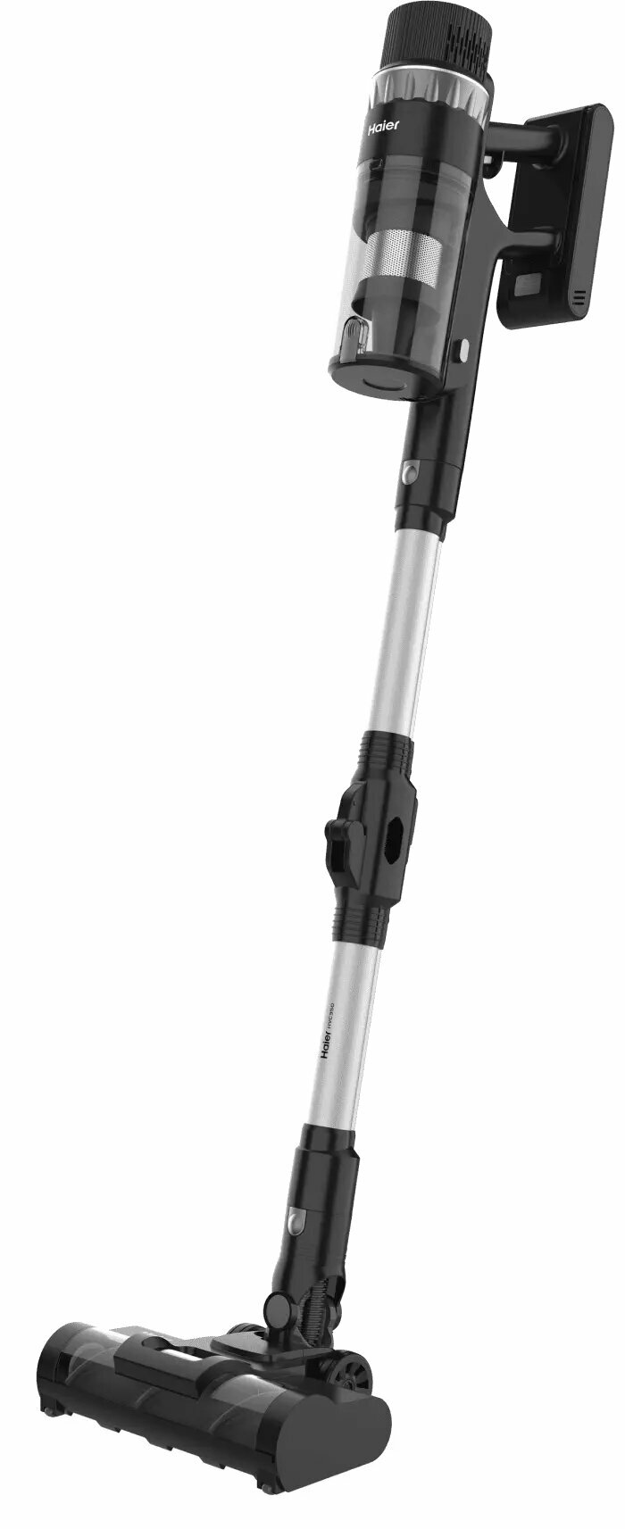Вертикальный пылесос Haier HVC350, черный, мощность 350 Вт, автоматическая регулировка мощности
