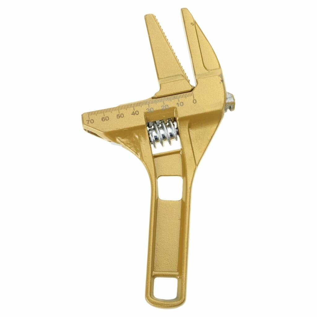 Набор инструментов, Универсальный сантехнический ключ с зубцами 6-68 мм - золотой,