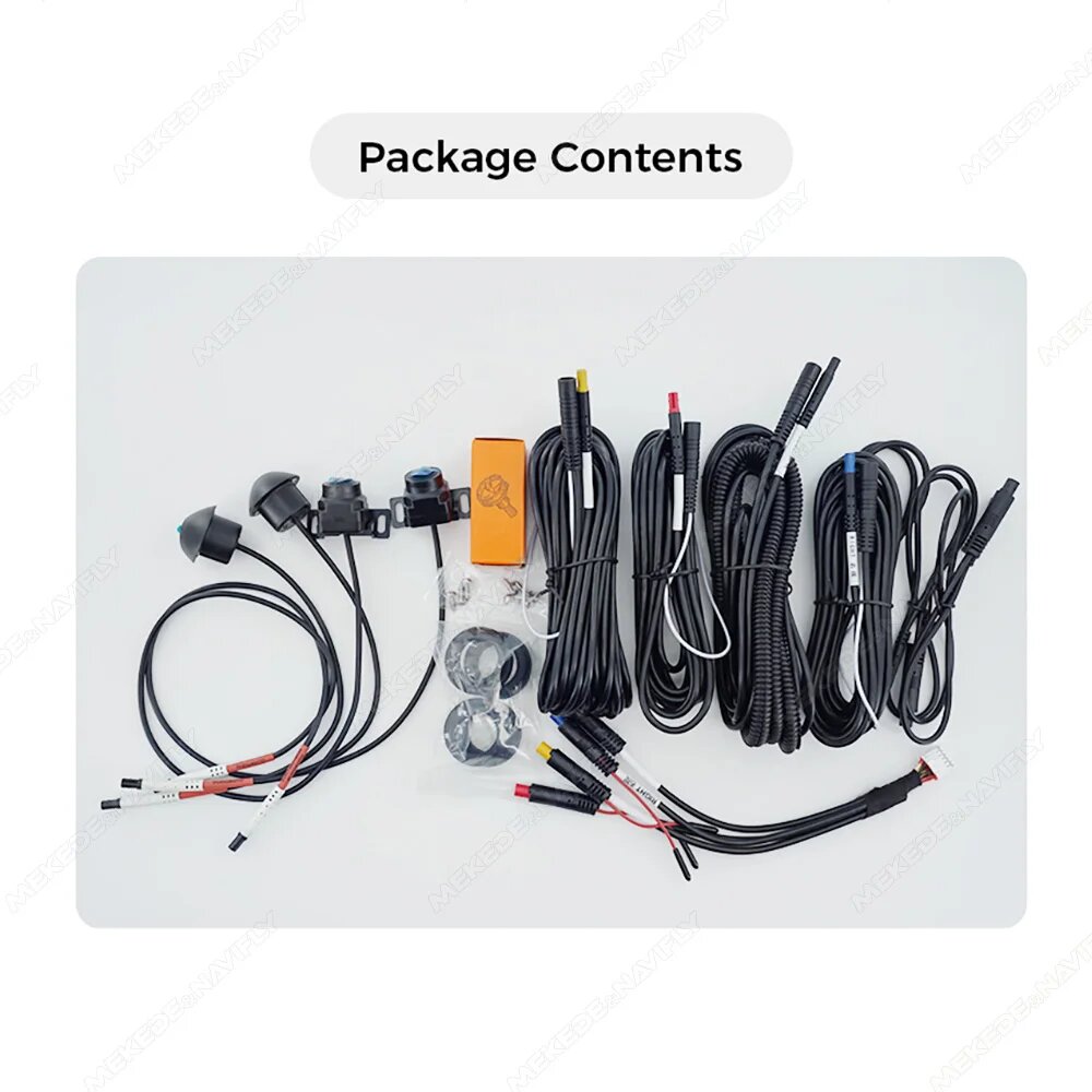 DUDUAUTO DUDU7 360° ° Панорамная камера 662, AHD 1080P HD, задняя, передняя, левая, правая, вокруг просмотра, автомобильные аксессуары для автомобиля, Android-радио