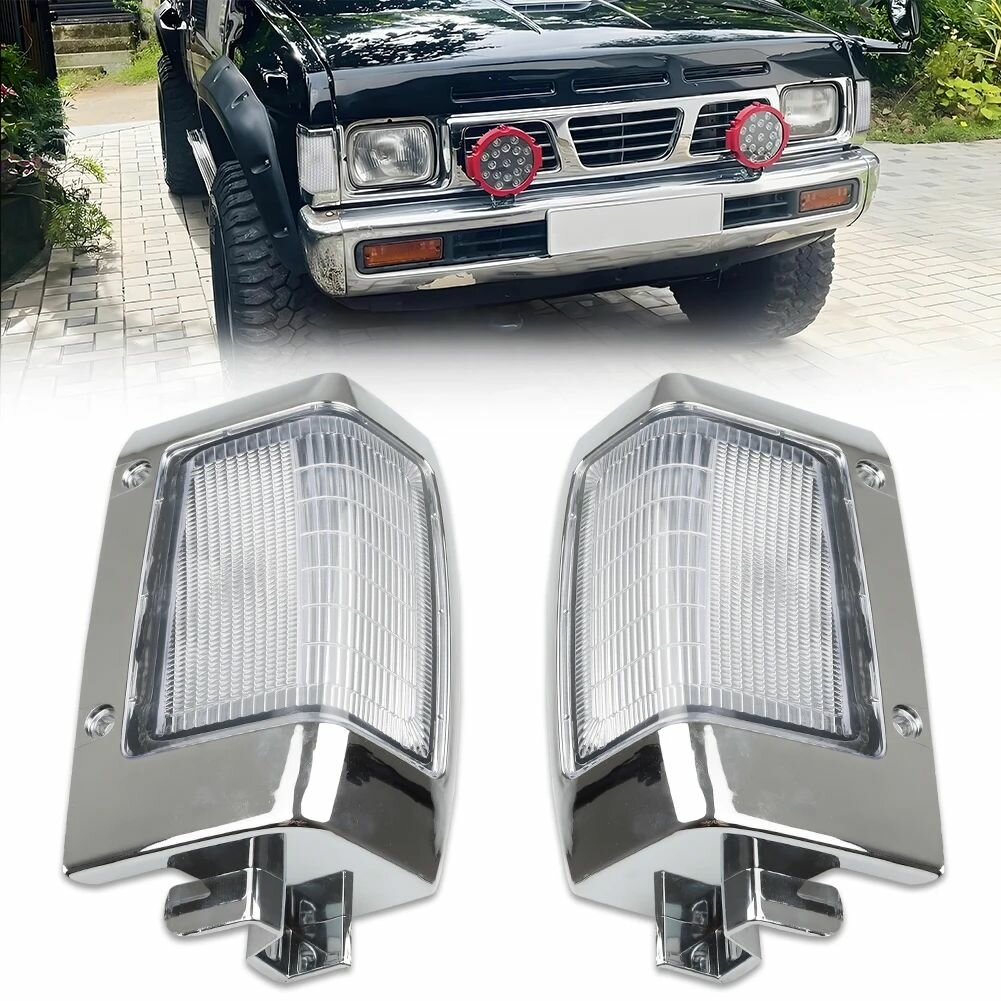2шт Передние Боковые Габаритные Огни С Четкими Линзами Для 1990-1994 Nissan D21 Pickup и нет Лампочки/гнезда .