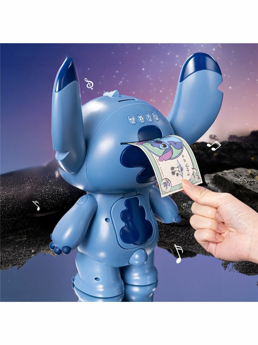 Электрическая копилка-копилка Стич