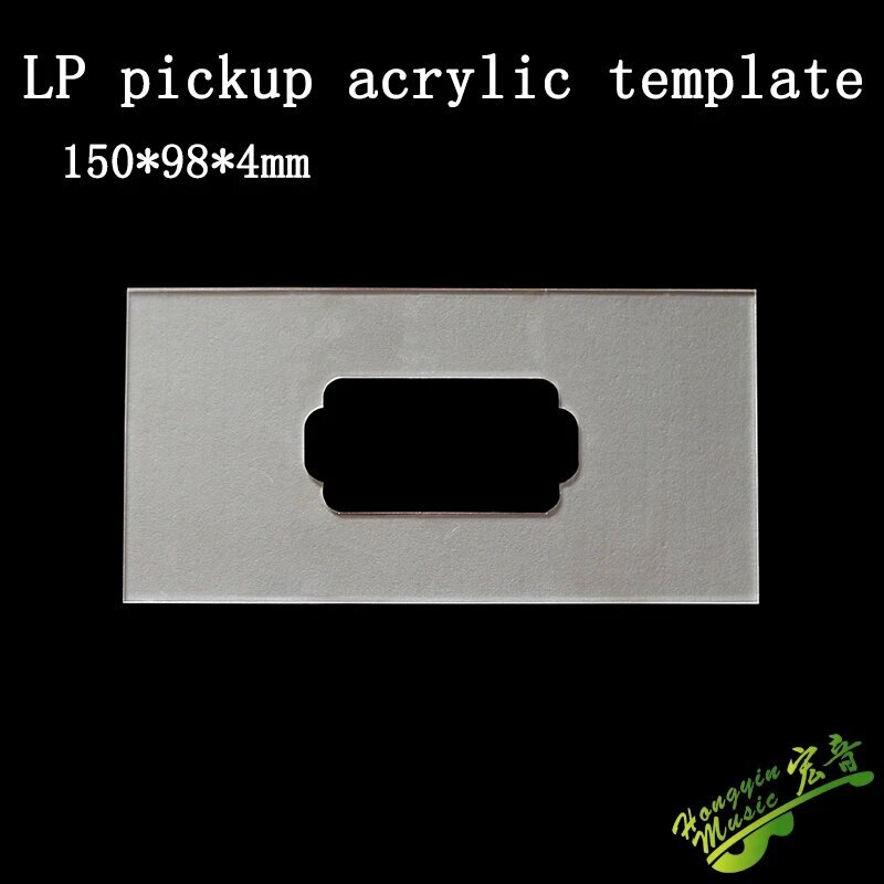 Корпус электрогитары в стиле LP, прозрачный акриловый шаблон, формы для изготовления гитар HUATOOL