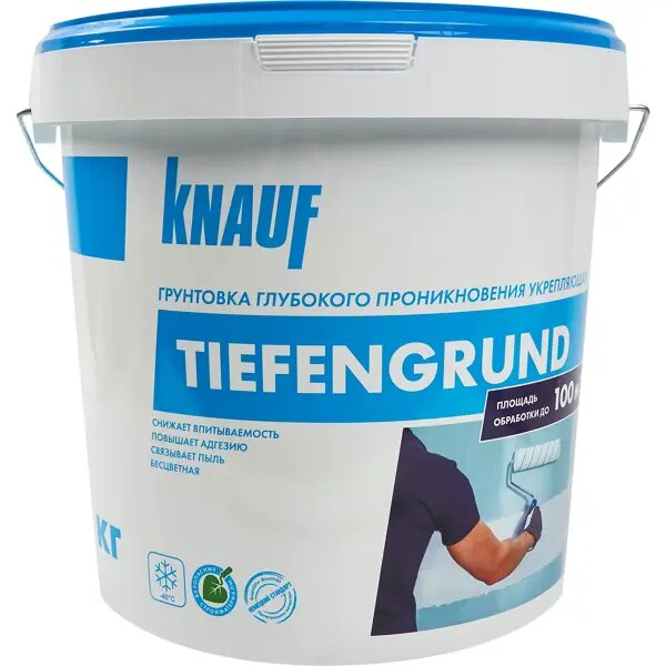 Грунтовка глубокого проникновения Кнауф Тифенгрунд F мороз 10 кг