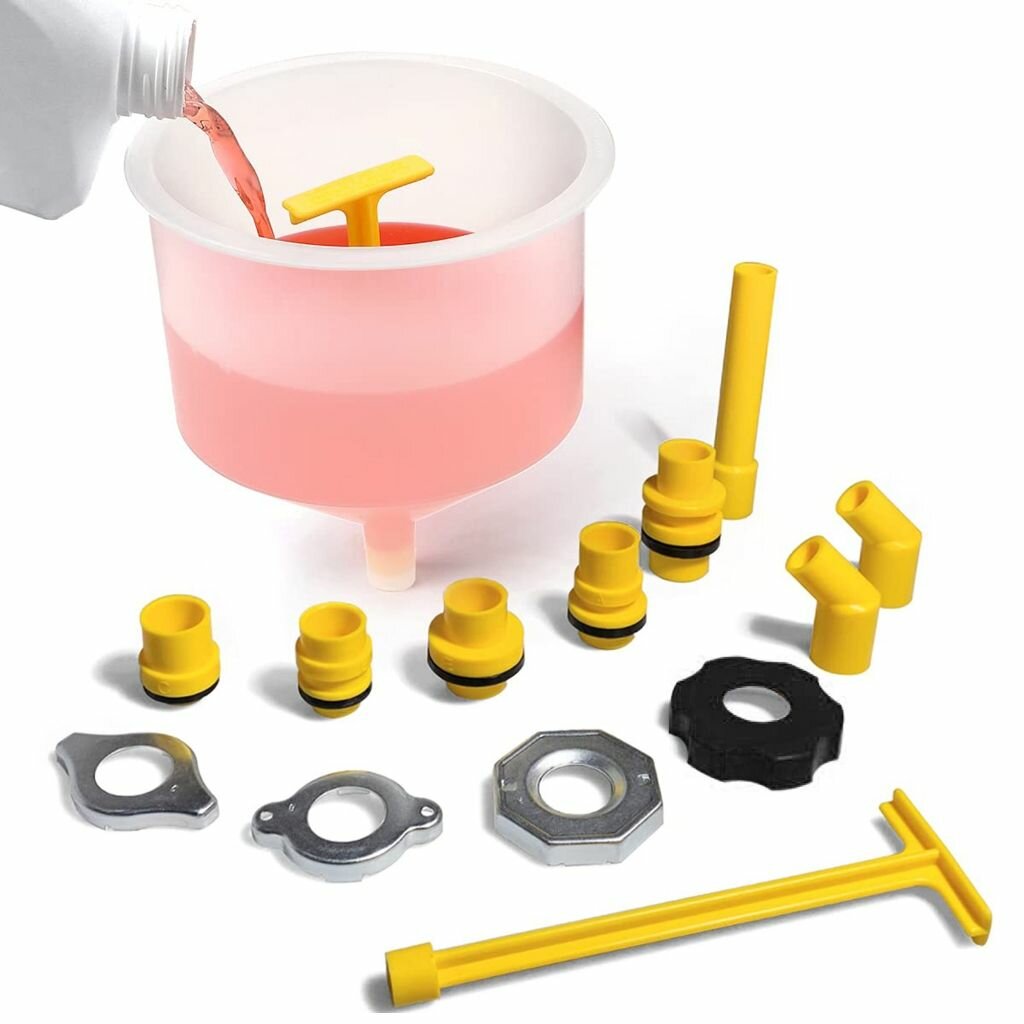 Специальные инструменты для автомобилей, Комплект воронок для антифриза, 1 набор из 15 предметов