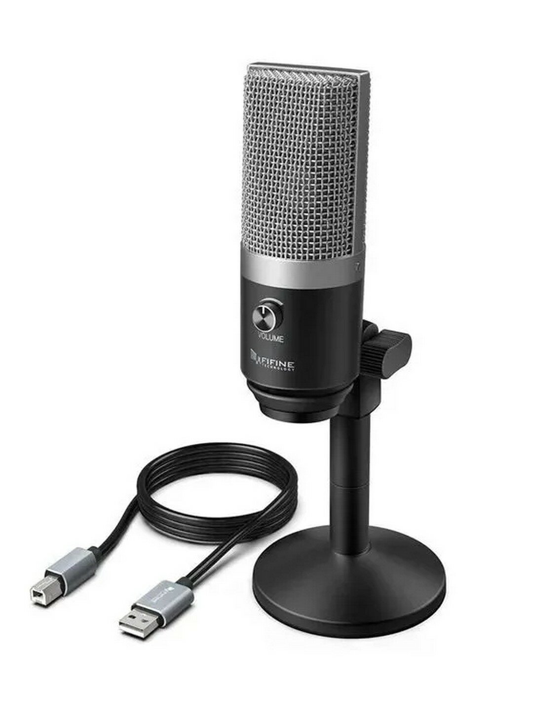 Микрофон компьютерный FIFINE K670 USB + подставка регулируемая