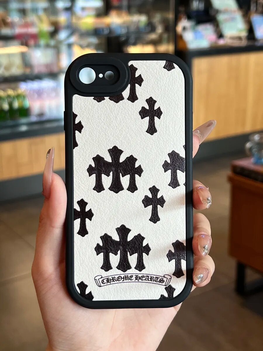 Чехол О'кейси, для iPhone 7, 8, SE 2020, с принтом, защита камеры, черный/белый