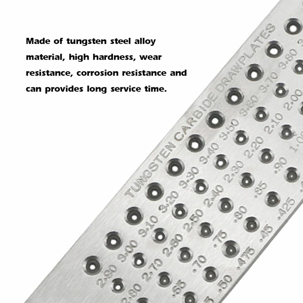 Вольфрамовая проволока 0.26-4.10 мм (52 отверстия)