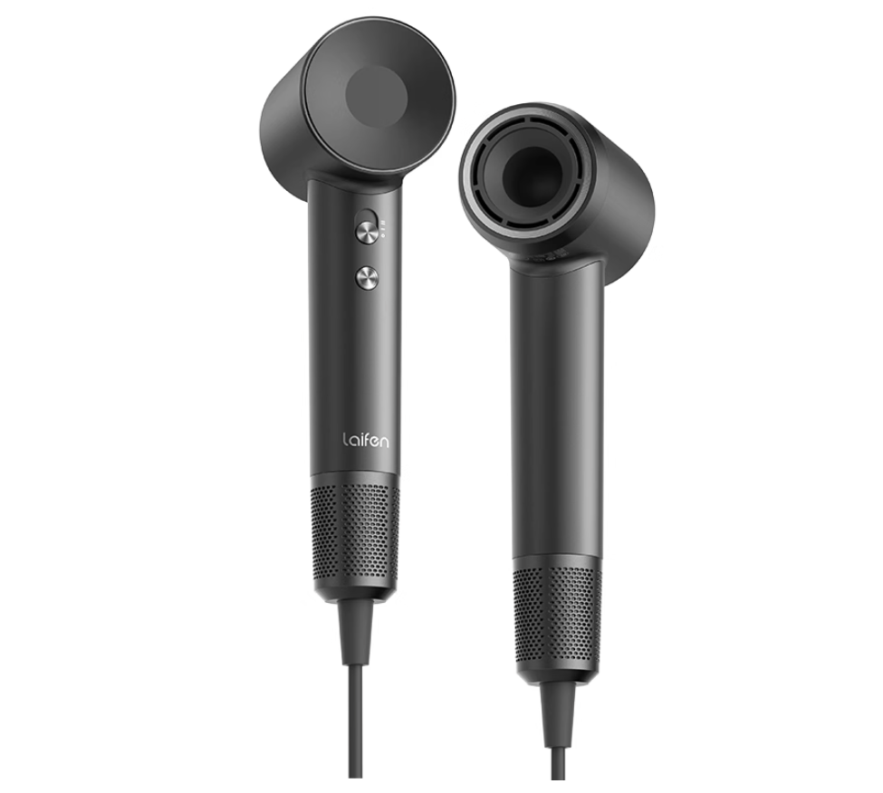 Высокоскоростной фен Laifen с 200 миллионами отрицательных ионов LF03, черное