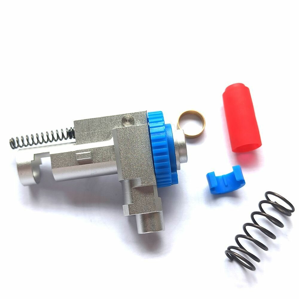 Высококачественный алюминиевый поворотный блок Hop-Up, обработанный на станке с ЧПУ, для коробки передач Tokyo Marui M4 AEG CYMA M16 AEG V2, простая регулировка, подпружинивание