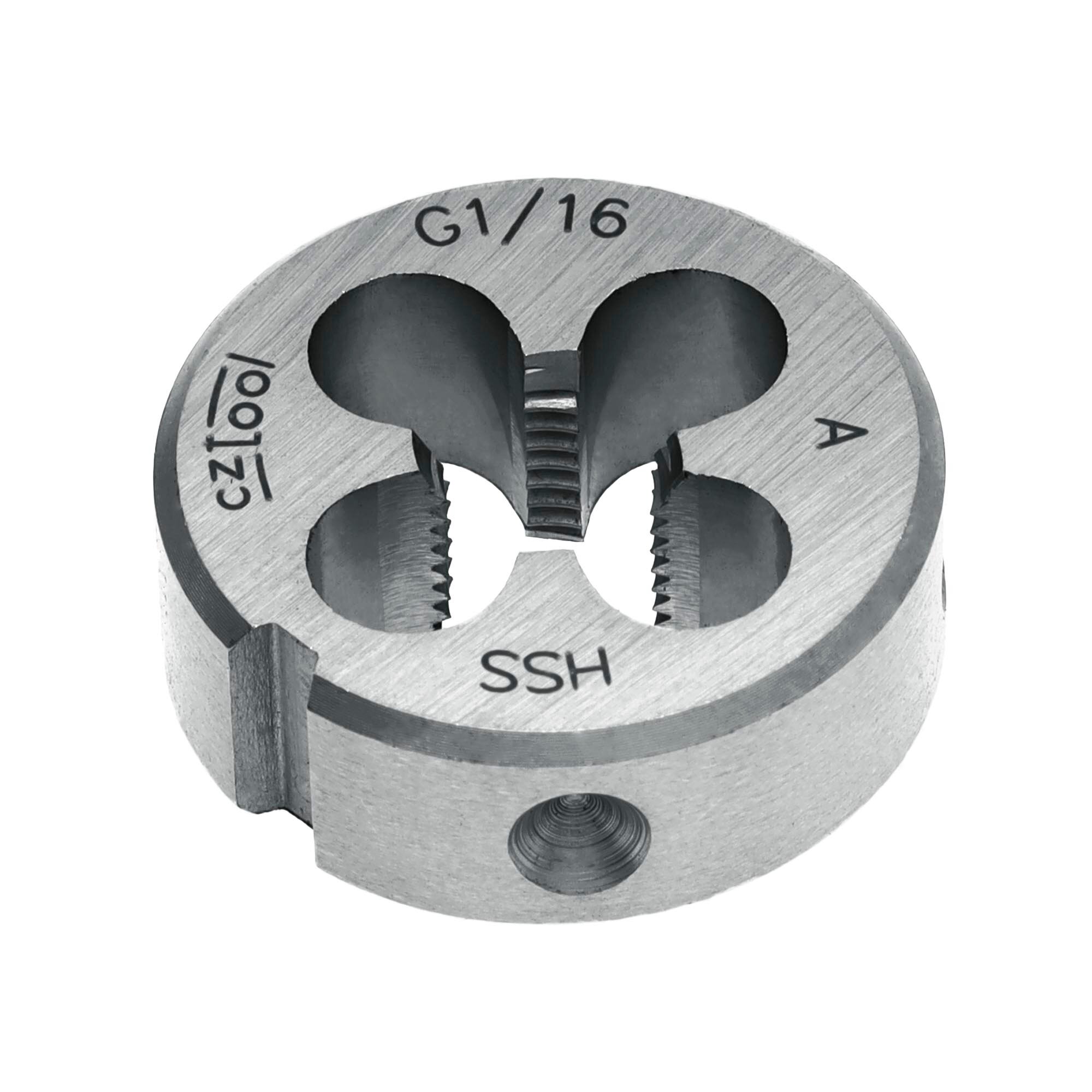 Плашка 1/16" -28-G(BSP) DINEN24231 HSS (A) 55° 25x9мм Bucovice(CzTool) 242116